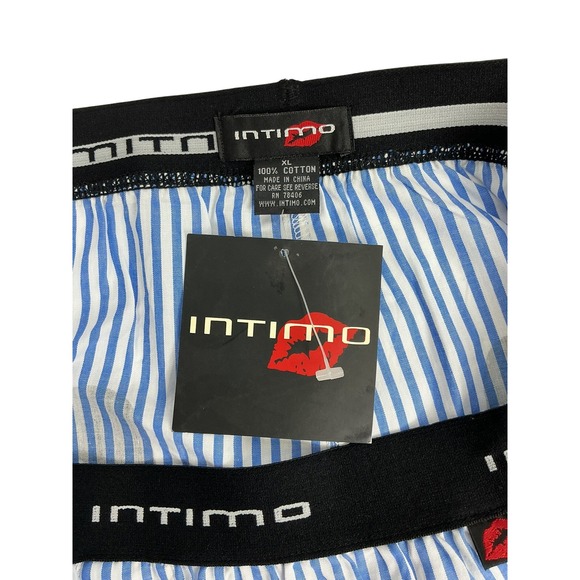 Intimo | Underwear & Socks | Nwt Intimo Striped Boxer Shorts Xl Blue ...